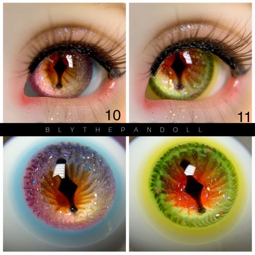 Bjd Doll Eyes Double Demon Pupils Realistic Handmade 3D - Etsy