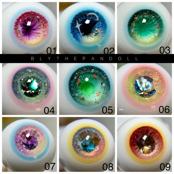 BJD Eye Collection BJD Doll Eyes Custom Resin for Boll Joint | Etsy