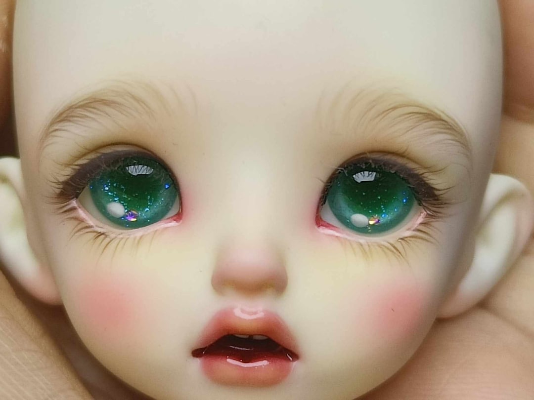 BJD Doll Eyes, Glitter Eyes, Custom Resin Eyes for Ball Joint Doll ...