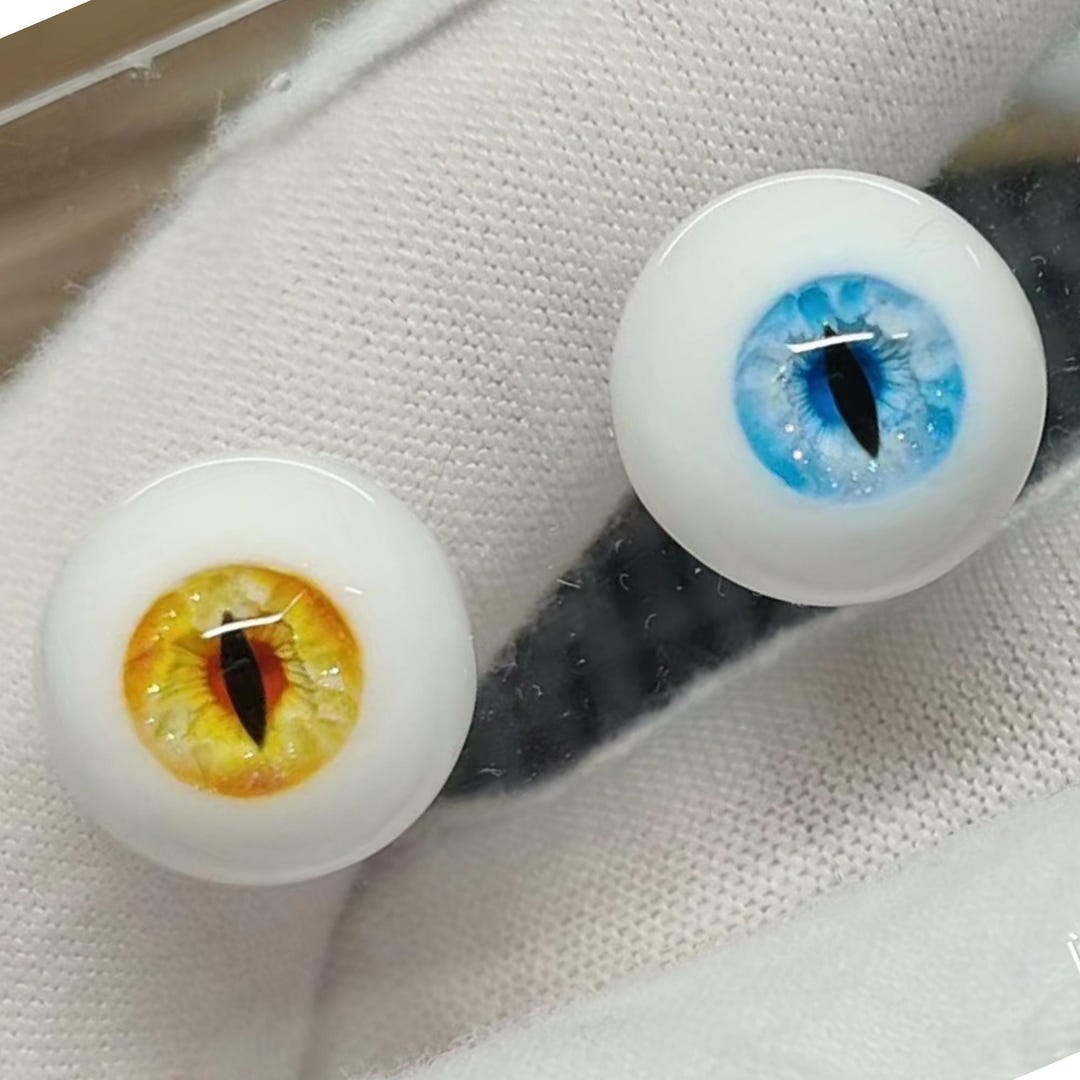 Custom Resin Animal Eyes for BJD Dolls – Realistic Handmade 3D Eyes, 8 ...
