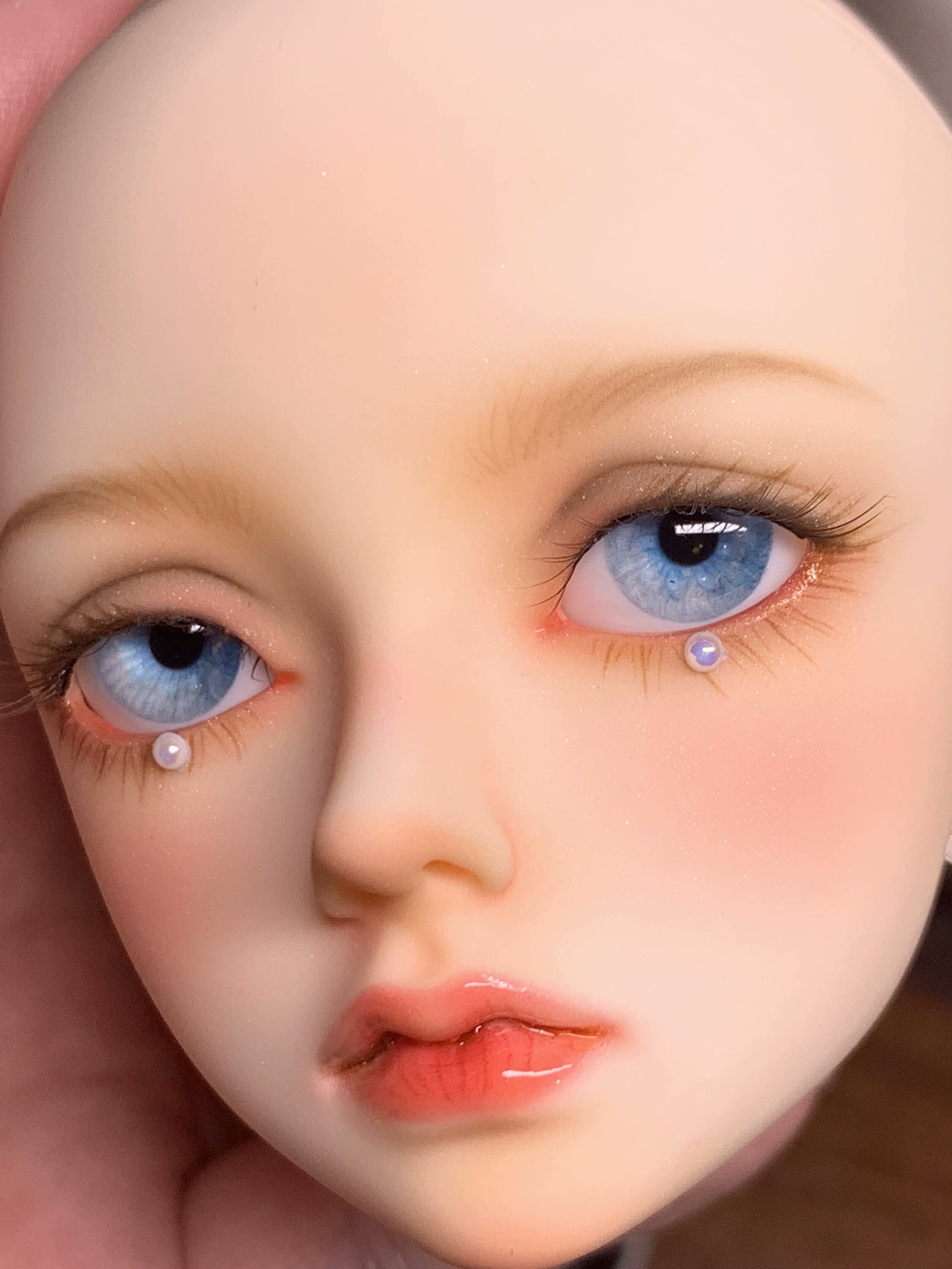 Delicate Blue BJD Doll Eyes Custom Resin for Boll Joint Doll - Etsy