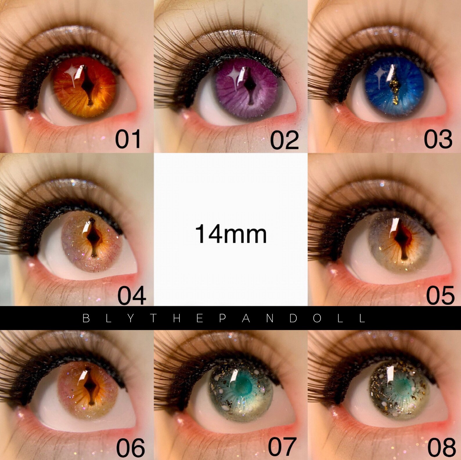 BJD doll eyes custom resin animal eyes for boll joint doll | Etsy