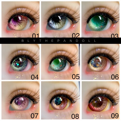 Bjd Eye Collection Bjd Doll Eyes Custom Resin For Ball Joint Etsy