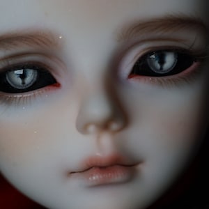 Dark Devil, Demon Eye Pupil Resin Eyes for Bjd Doll, Realistic Handmade ...