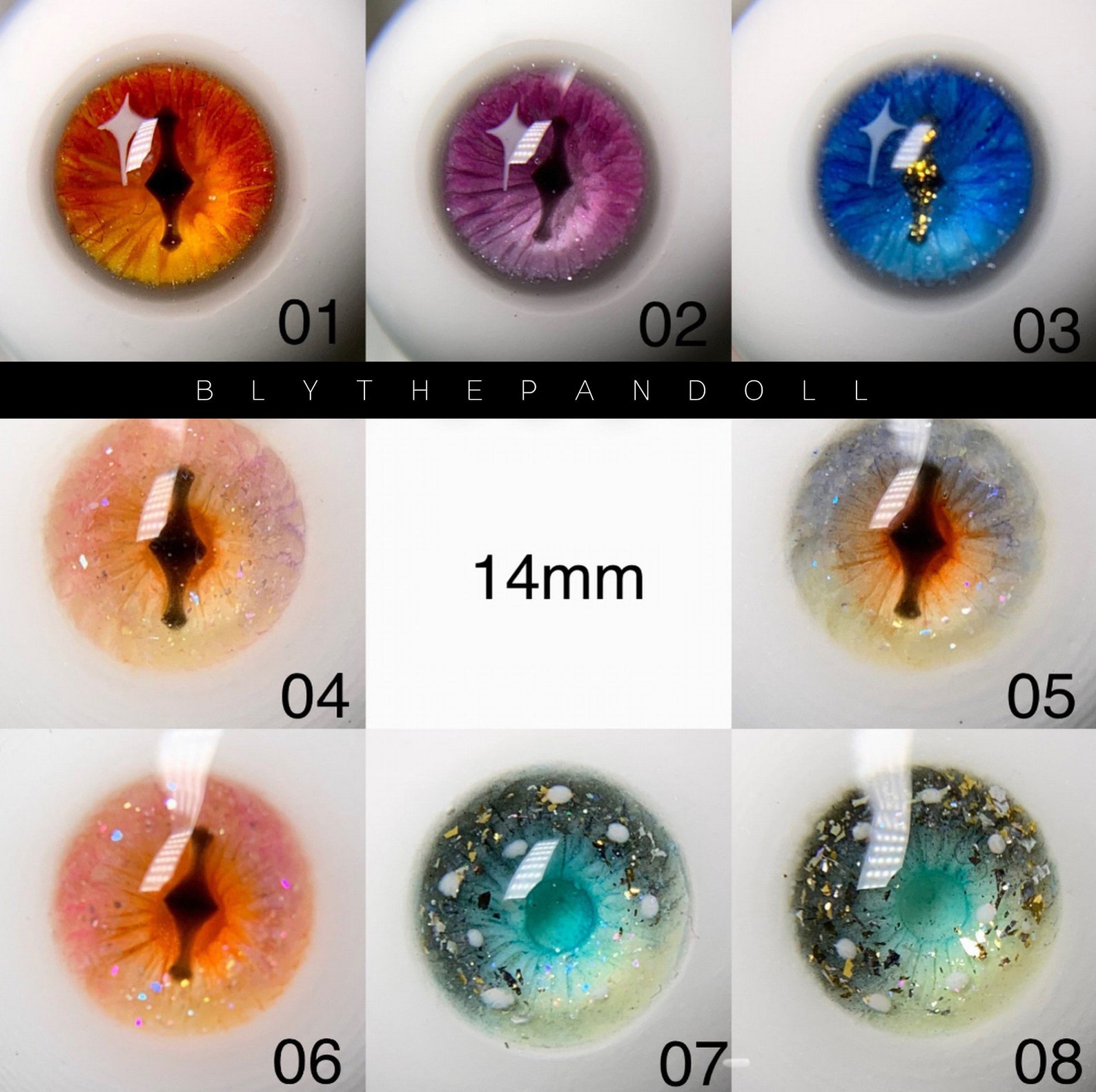 BJD doll eyes custom resin animal eyes for boll joint doll | Etsy