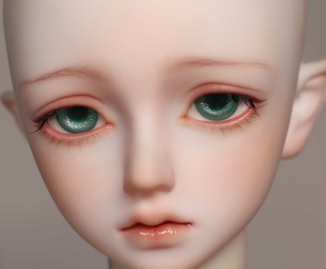 BJD Doll Eyes, Custom Green Doll Eyes for Ball Joint Doll Gentle ...
