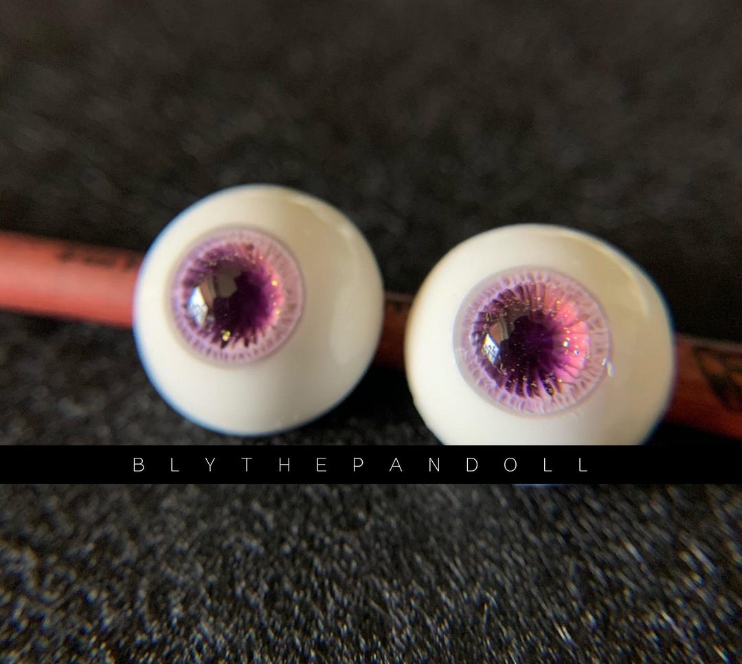 Handmade Resin BJD Doll Eyes: Custom Mix Color, Realistic 3D Pupils (6 ...