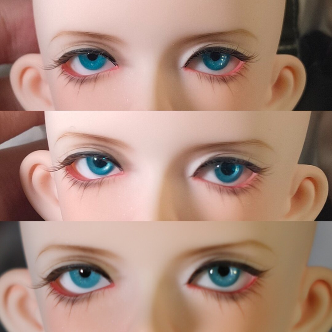 BJD Eyes, Dark Cyan, Doll Eyes, Custom Resin Eyes for Ball Joint Doll ...