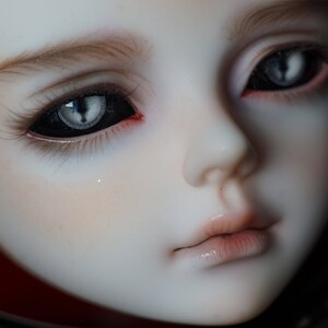 Dark Devil, Demon Eye Pupil Resin Eyes for Bjd Doll, Realistic Handmade ...