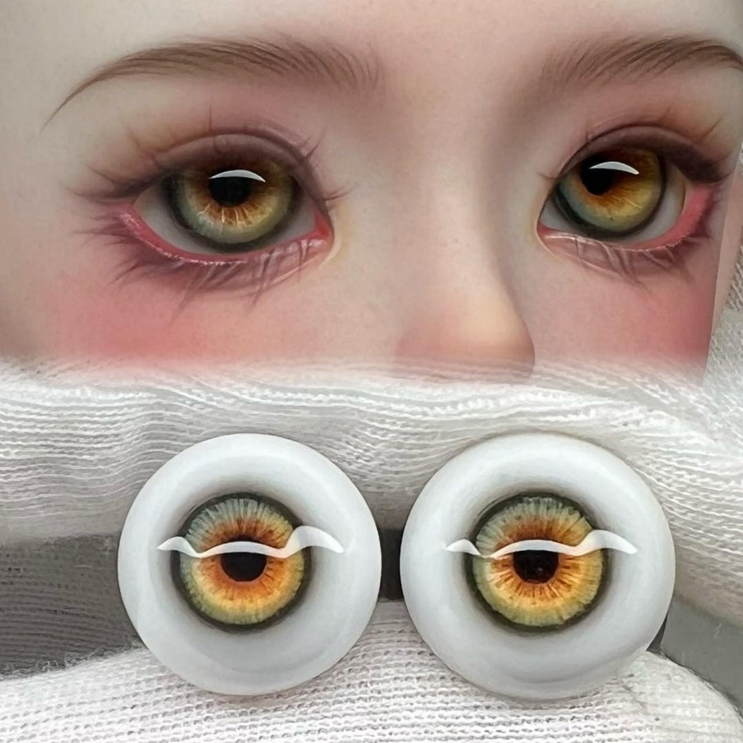 BJD Doll Eyes: Handmade Resin Eyes for Ball Jointed Dolls (10-24mm) - Etsy
