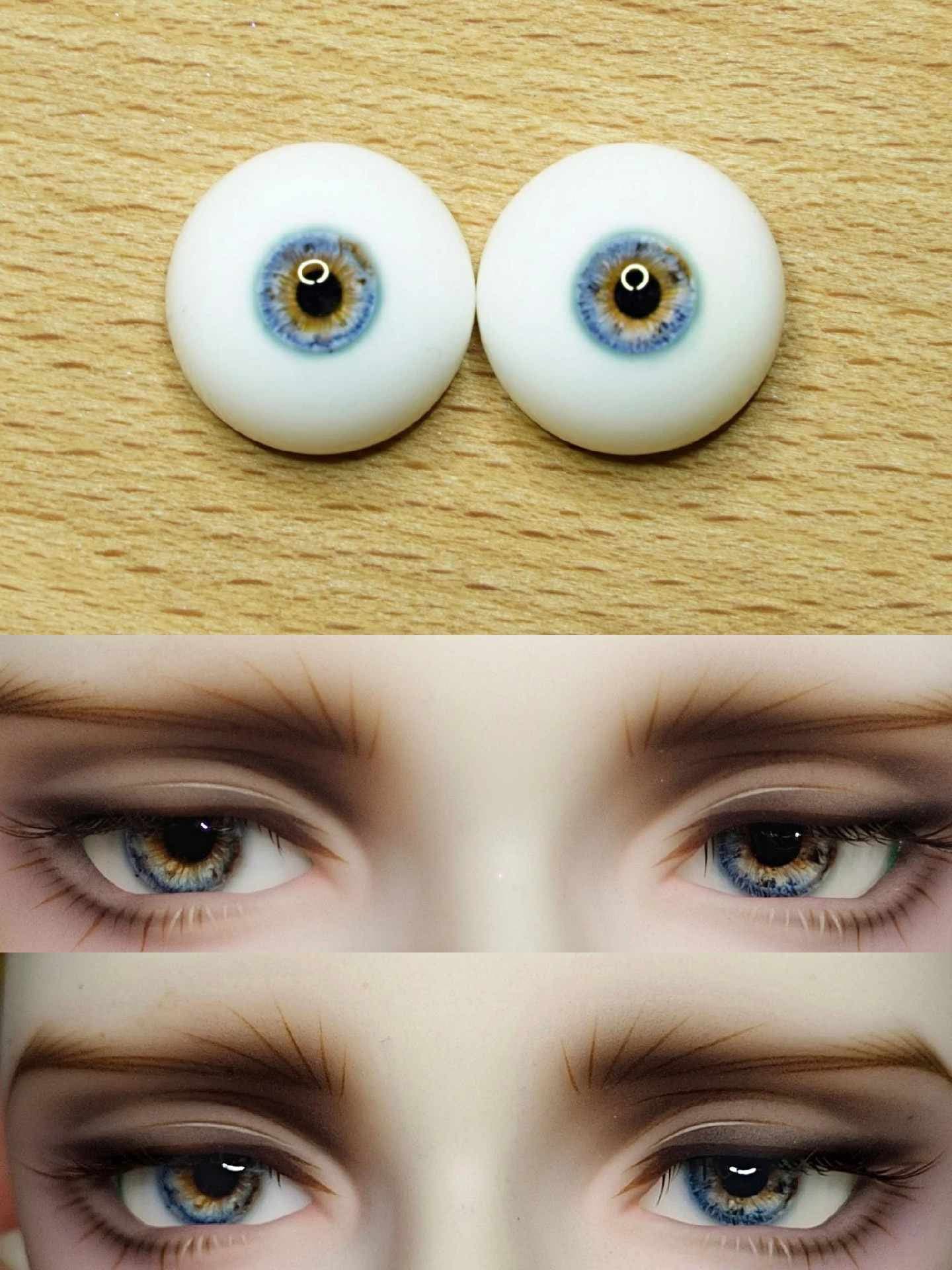 BJD Doll Eyes Bjd Toy Eyes Custom Resin Eyes for Ball Joint - Etsy