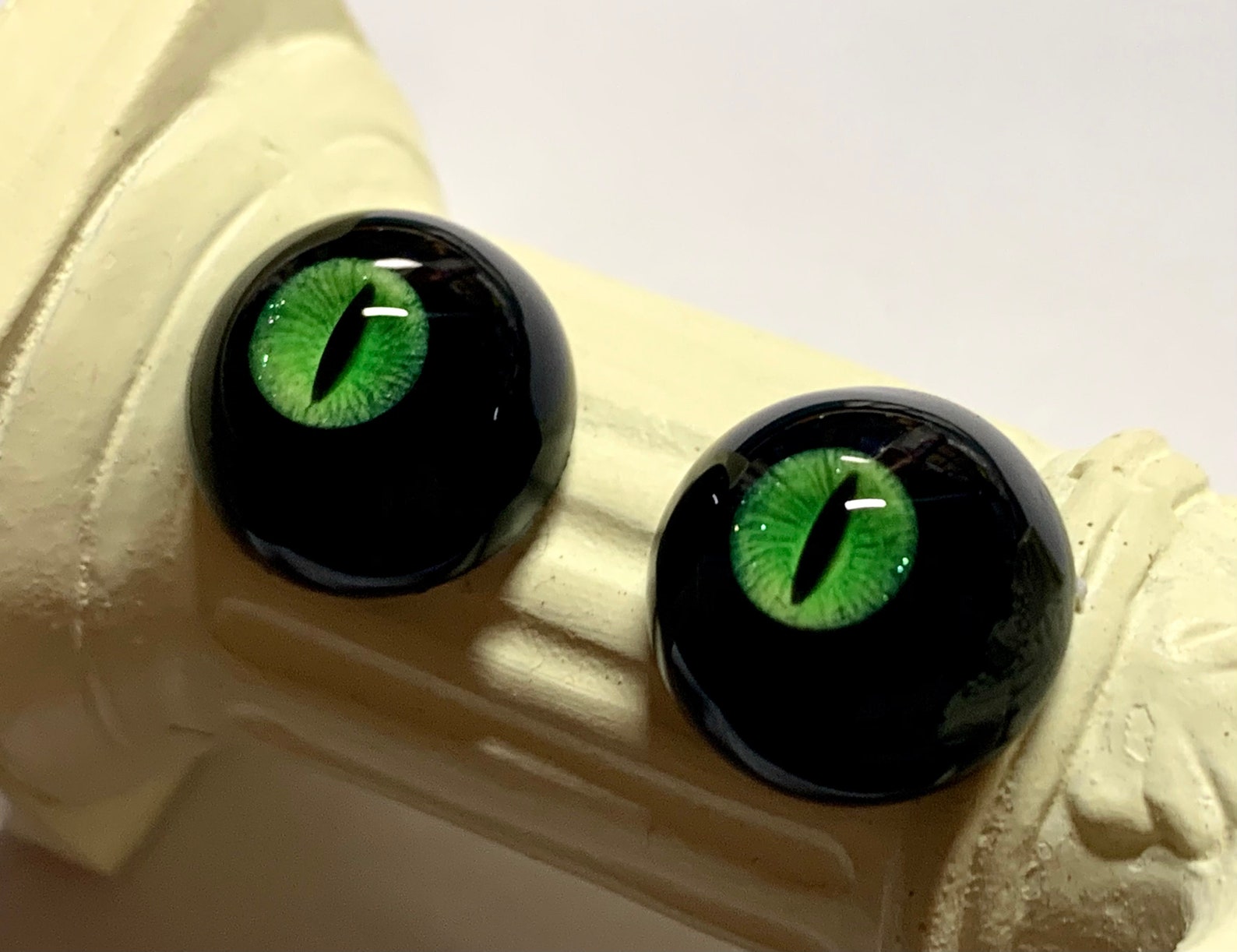 Delicate BJD doll eyes black base custom resin animal | Etsy