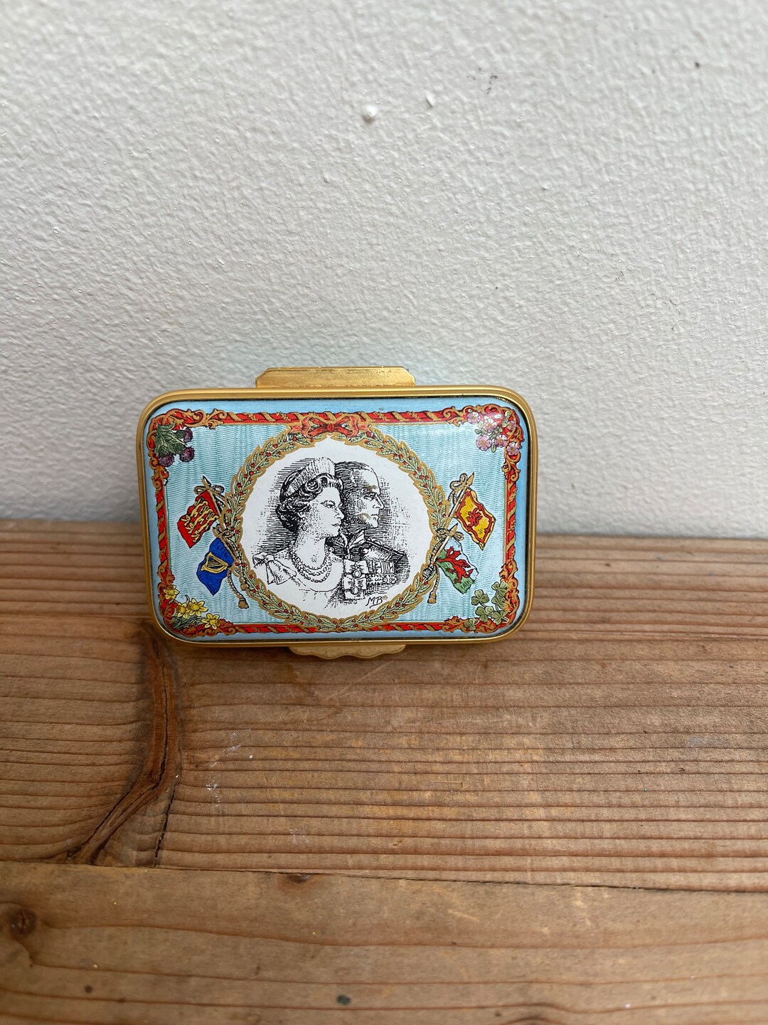 Halcyon Days Trinket Box, Queen, Prince Philip, Anniversary, Wedding ...