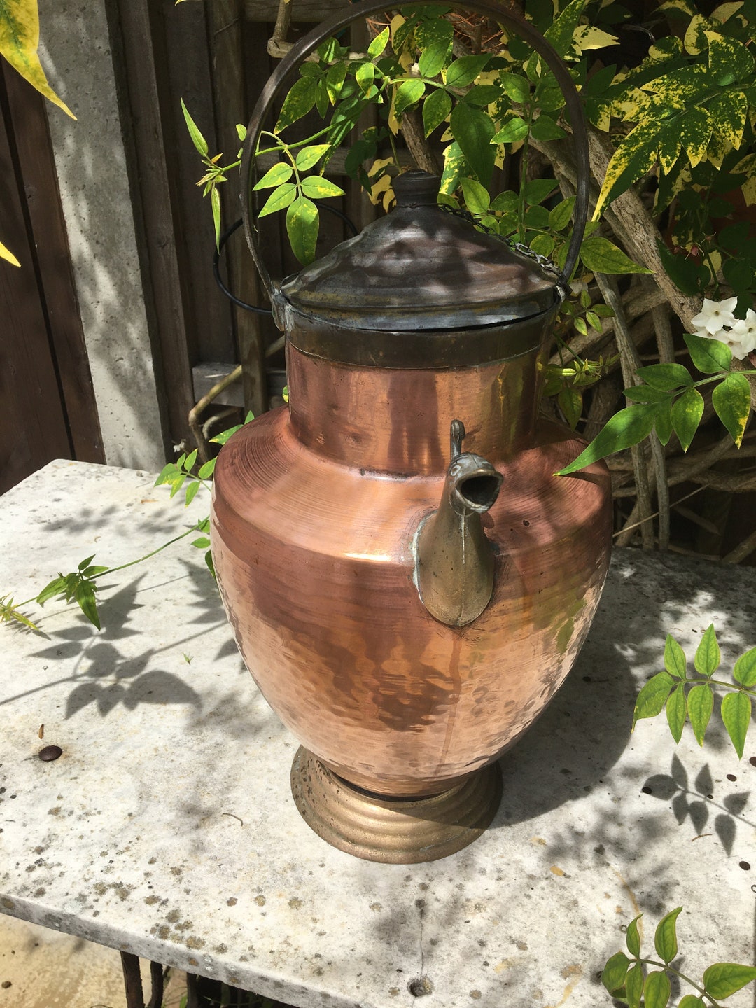 Copper Urn,antique,display,vase,samovar,tea,water,drinks,bar,cocktails ...