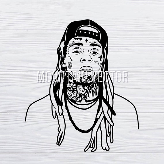 Lil Wayne Stencil
