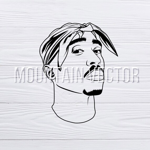 2PAC SVG I See No Changes SVG Tupac Tupac Shakur Silhouette - Etsy ...