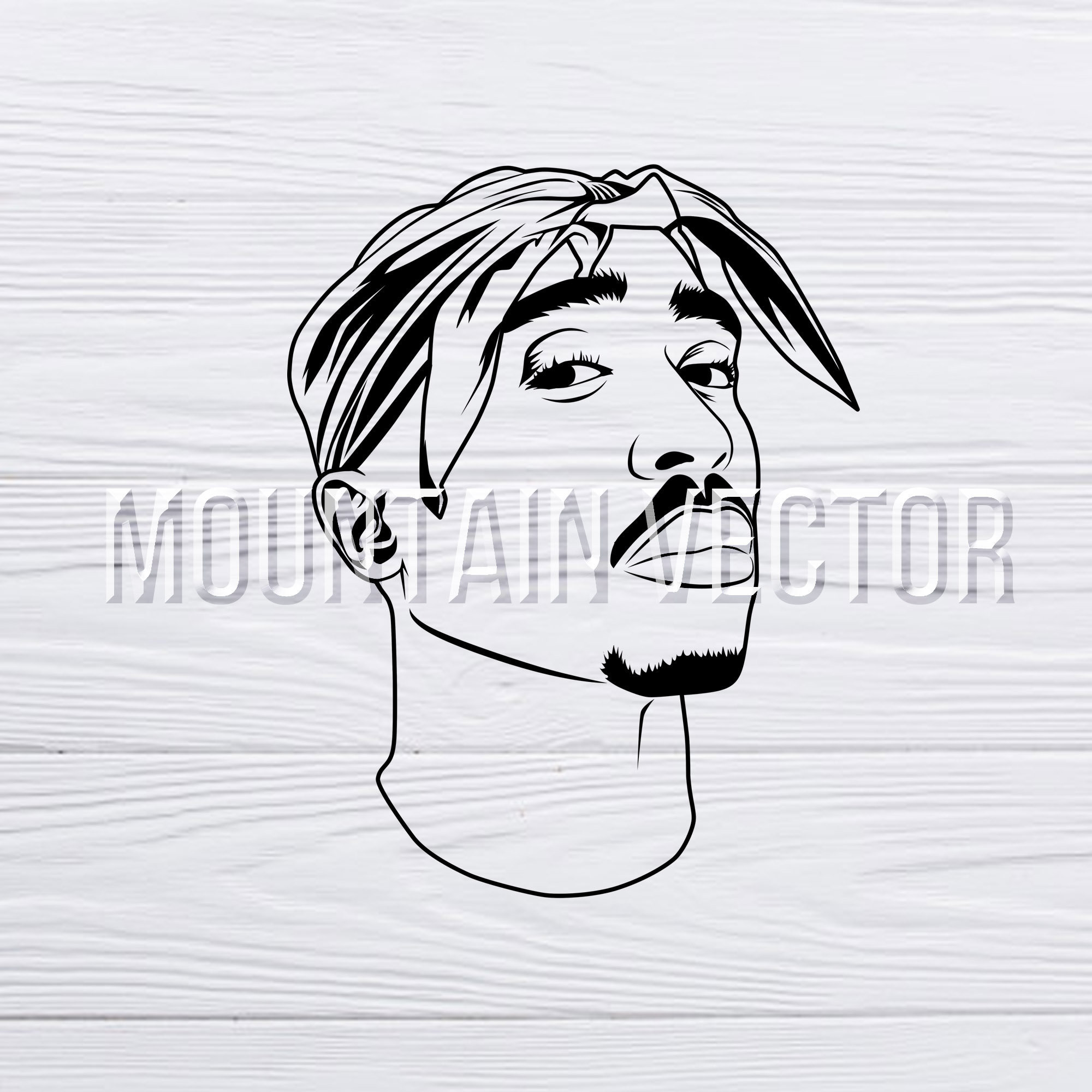 2PAC SVG I See No Changes SVG Tupac Tupac Shakur Silhouette - Etsy ...