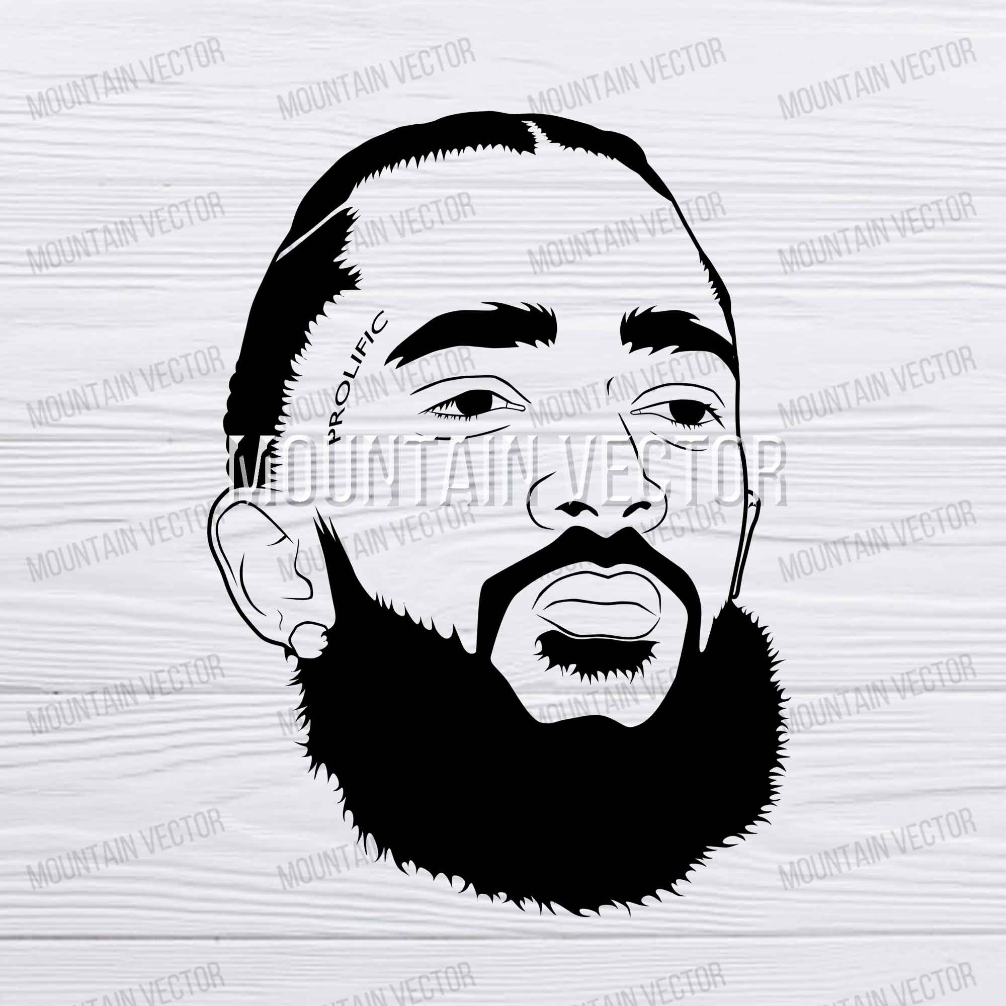 Nipsey Hussle Portrait Popular Svg Png Perfect For Use With Cricut