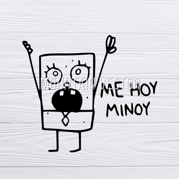 Spongebob Outline Svg - Etsy