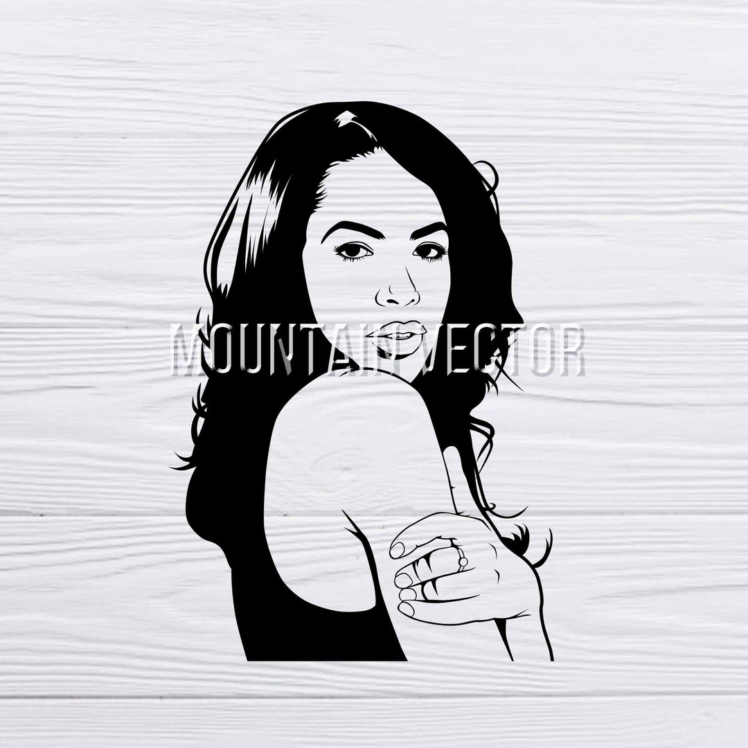 Aaliyah SVG File Aaliyah Silhouette Rnb Princess Legend of - Etsy