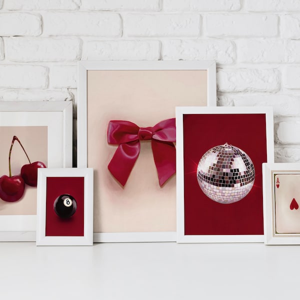 Red Art Print - Etsy