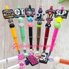 Pig Ink Pen // Silicone & Acrylic Beads Beaded Ink Pen // Many Options ...