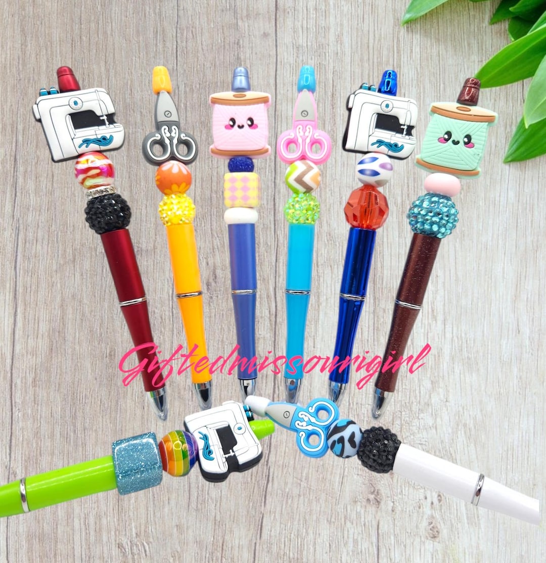 LAST CHANCE Sewing Themed Ink Pen // Thread Pen // Sewing Machine ...