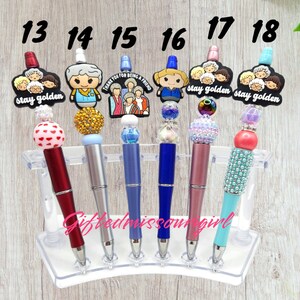 Stay Golden // Beaded Pen // Key Chain // Pen Gift Set // Ready to Ship ...