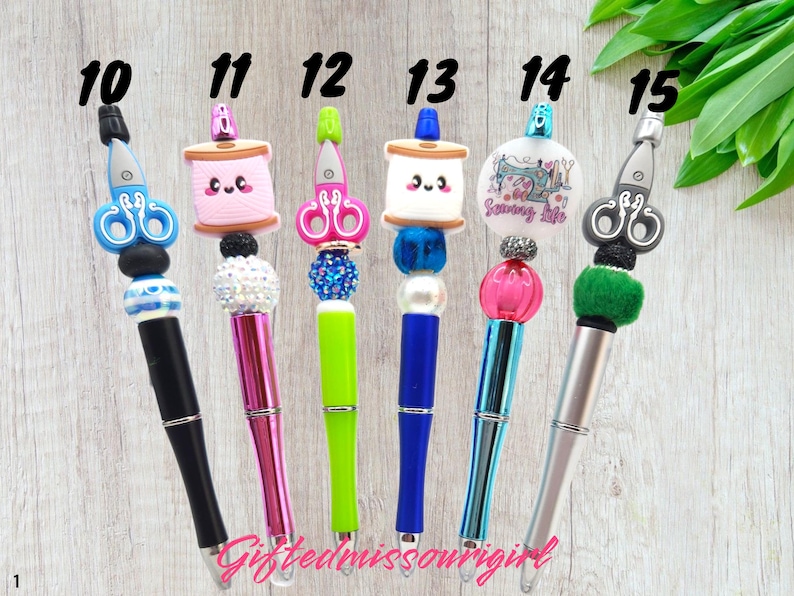 Sewing Themed Ink Pen // Thread Pen // Sewing Machine // Seamstress ...