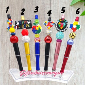 Autism Themed Ink Pen // Awareness // Teach // Love // Inspire Hope ...