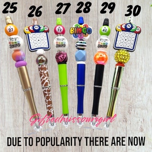 Bingo Ink Pen // Listing 2 // Bingo Ball // Bingo Card // Bingo Squad ...