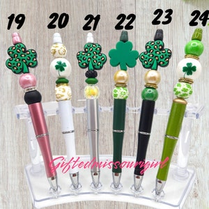 LAST CHANCE Shamrock Ink Pen // Four Leaf Clover Pen // Clover Pen ...
