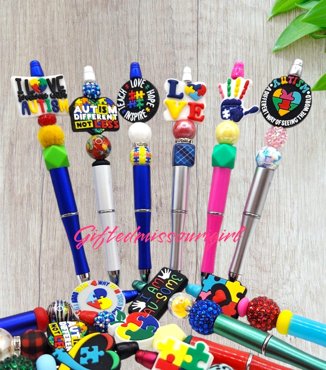 Autism Themed Ink Pen // Awareness // Teach // Love // Inspire Hope ...