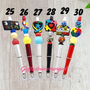 Autism Themed Ink Pen // Awareness // Teach // Love // Inspire Hope ...