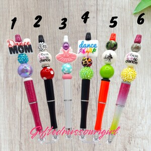 Dance Themed Pen // Dance Mom // Dancer // Twirling // Ballet // Sports ...