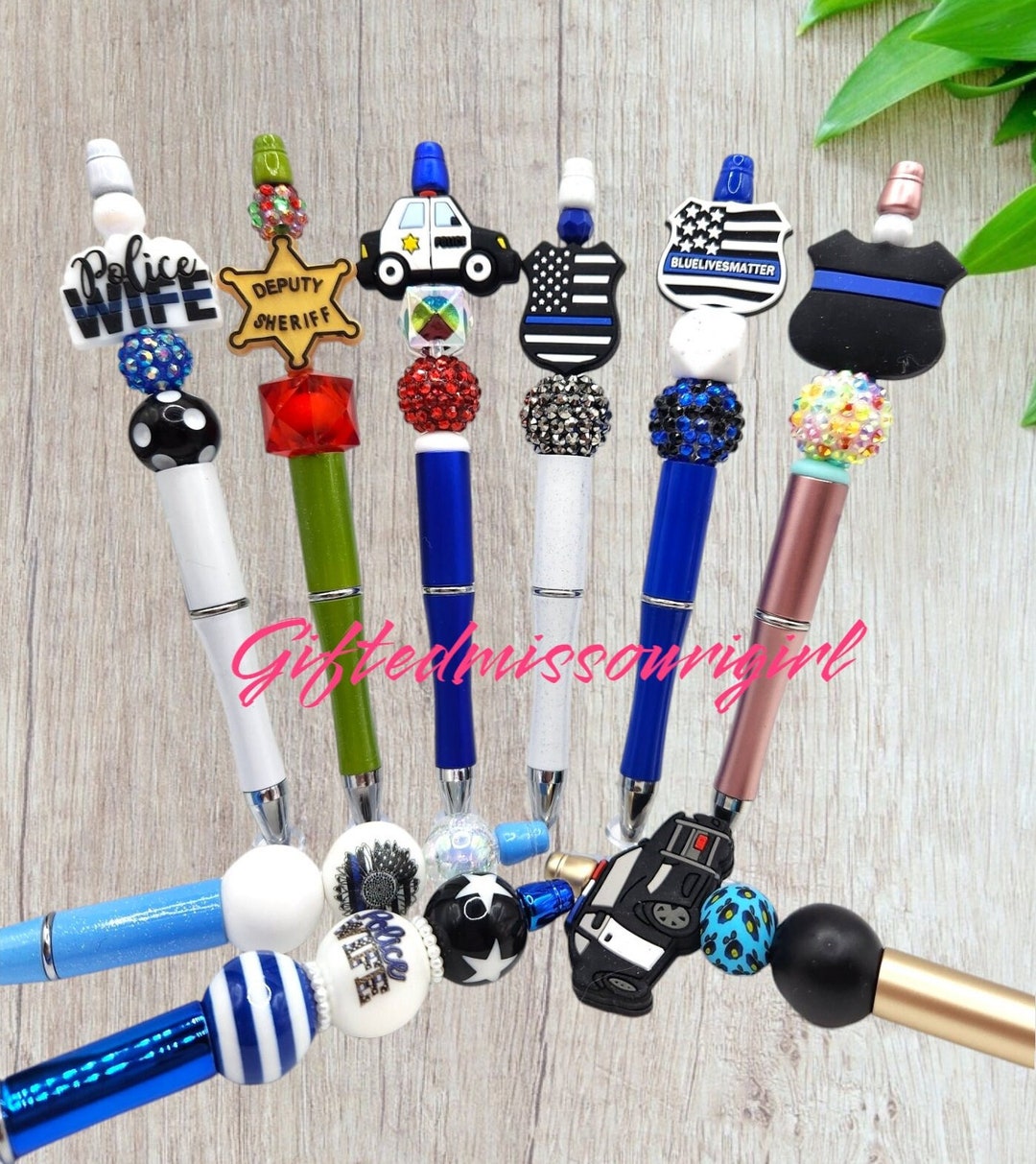 Police Themed Ink Pen // Wife // Daughter // Mom // Thin Blue Line ...