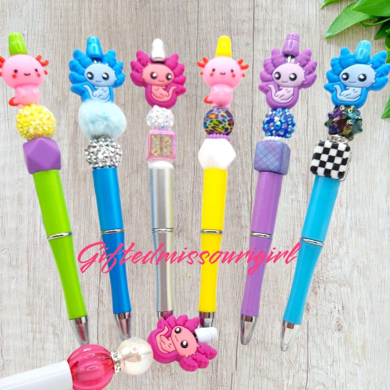 Axolotl for Beadable Pens - Etsy