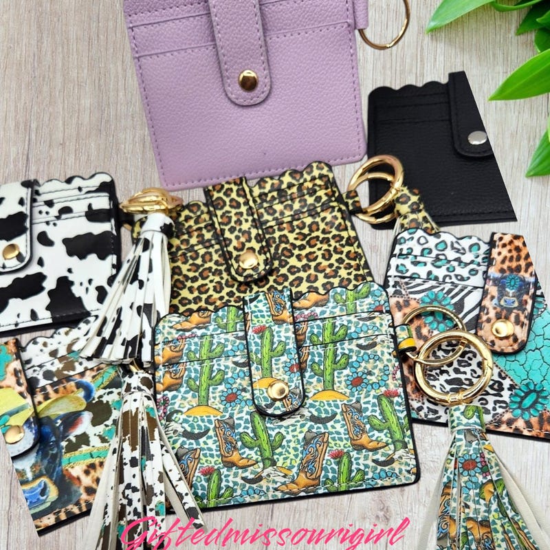 Keychain Wallet - Etsy