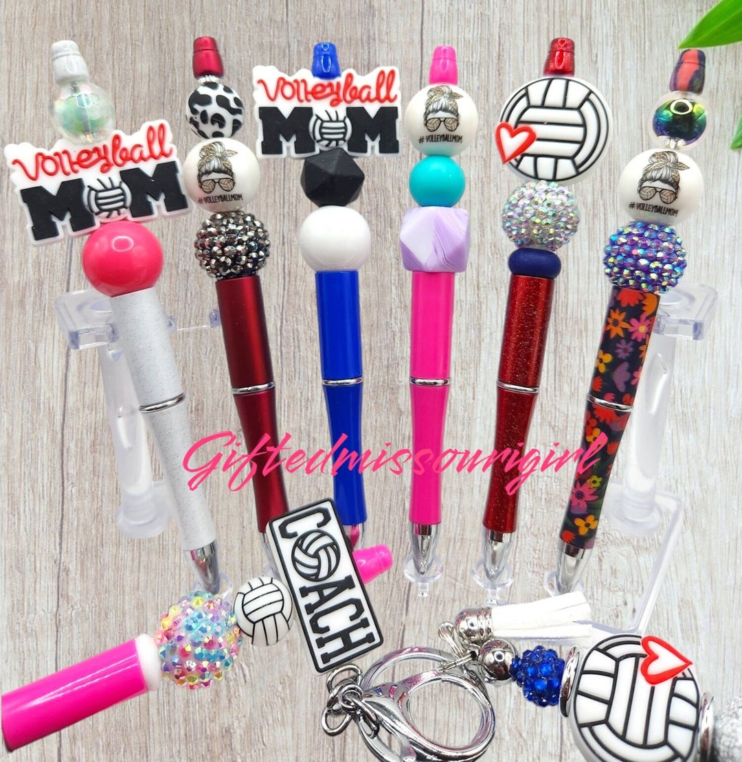 LAST CHANCE Volleyball Mom // Volleyball // Coach // Sports // Beaded ...