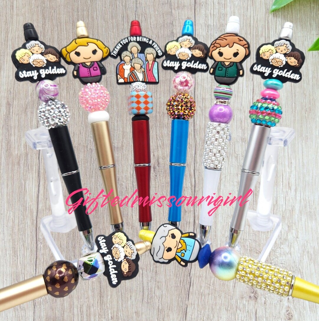 Stay Golden // Beaded Pen // Key Chain // Pen Gift Set // Ready to Ship ...