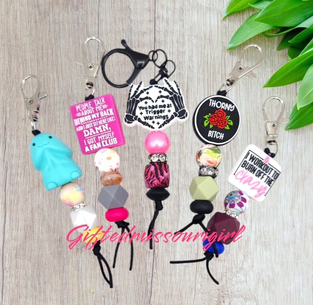 Funny & Sarcastic Keychains // Listing 3 of 3 // Many Options // Ready ...
