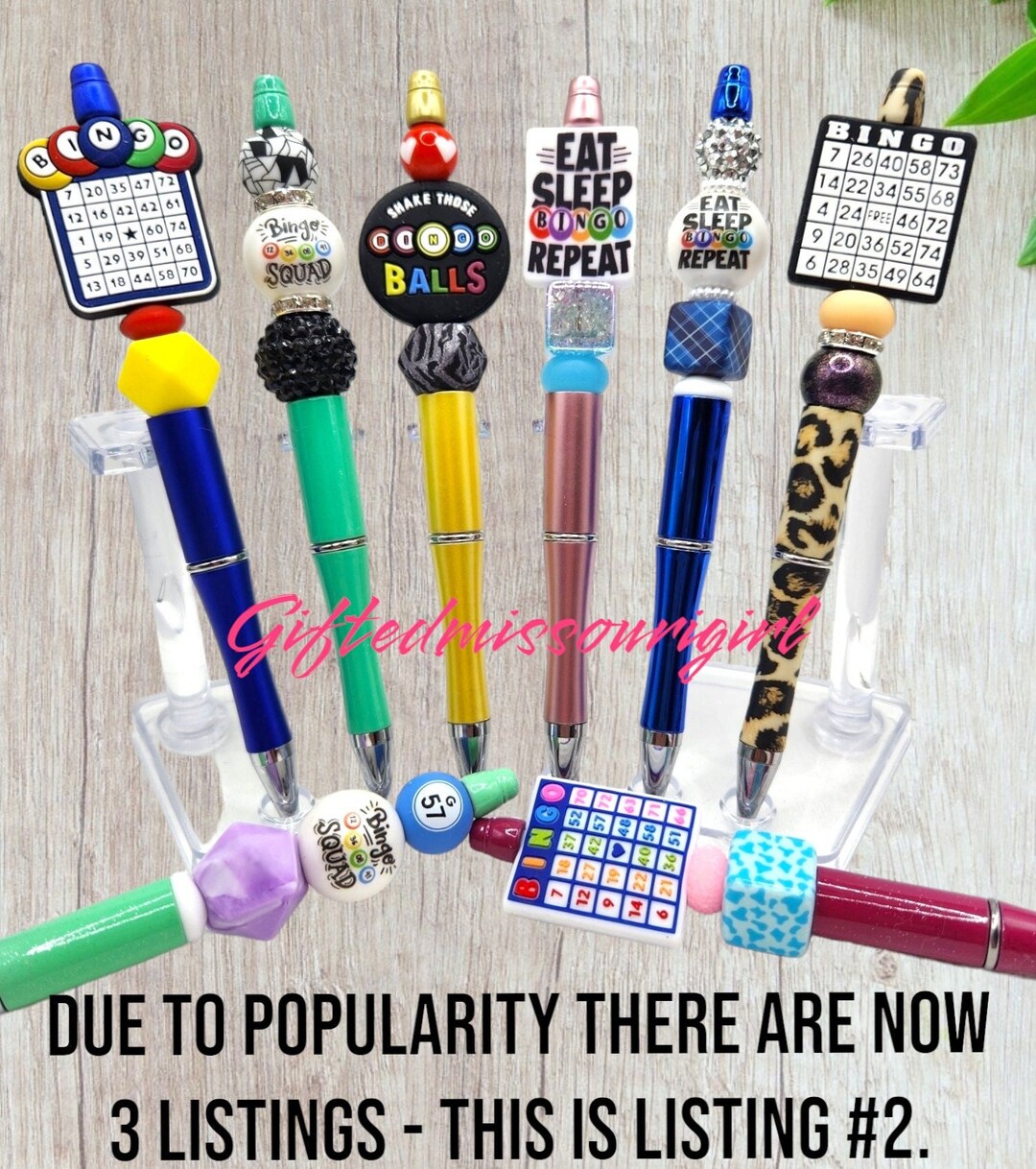 Bingo Ink Pen // Listing 2 // Bingo Ball // Bingo Card // Bingo Squad ...