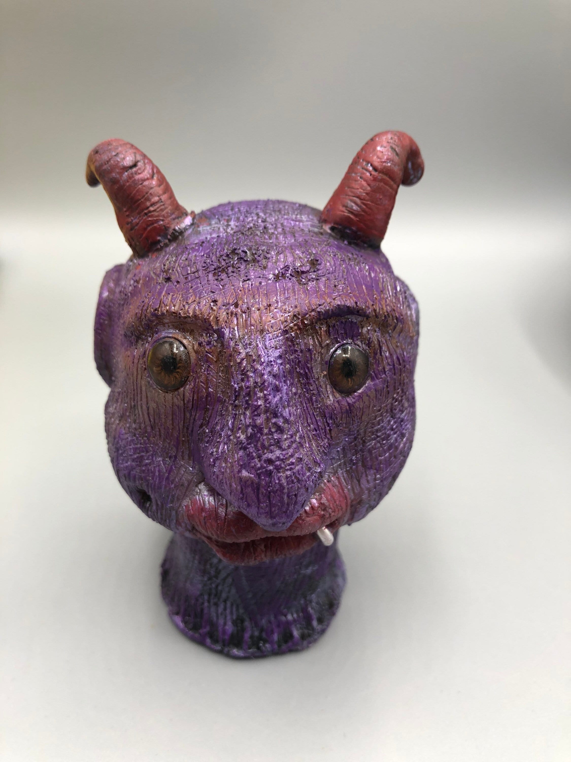 Poppy the Ogre - OOAK Polymer Clay Sculpture - Etsy