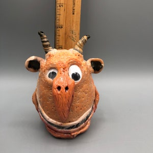 Puff Billed Wobbleompus - Titus - OOAK Polymer Clay Sculpture - Etsy