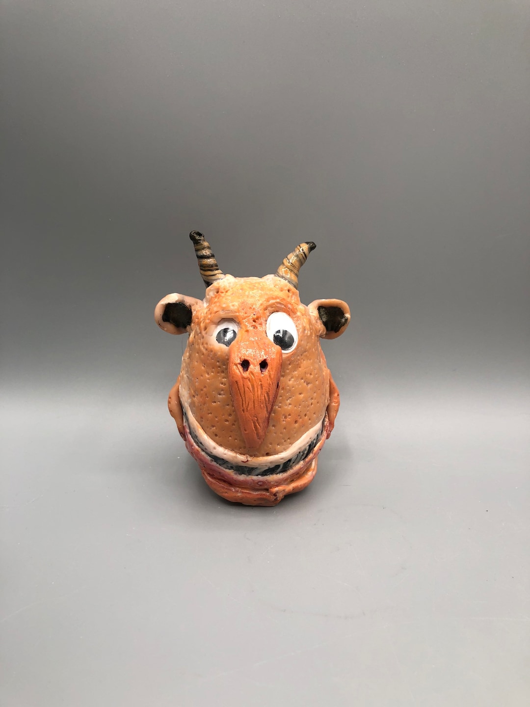 Puff Billed Wobbleompus - Titus - OOAK Polymer Clay Sculpture - Etsy