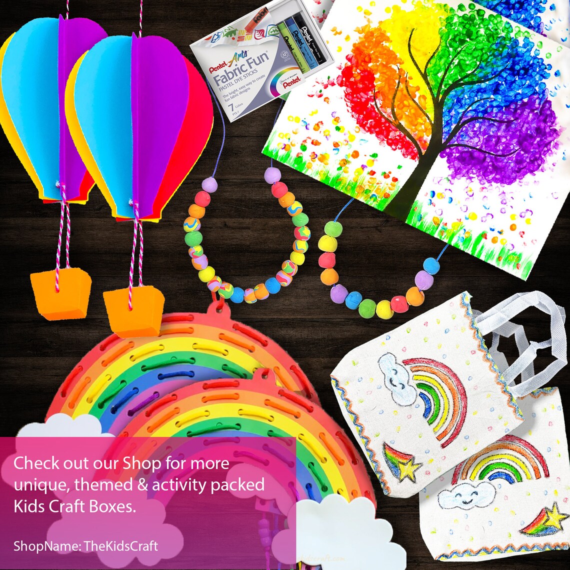 Rainbow Magical Tree DIY Art & Craft, the Kids Craft, Kids DIY Crafts ...