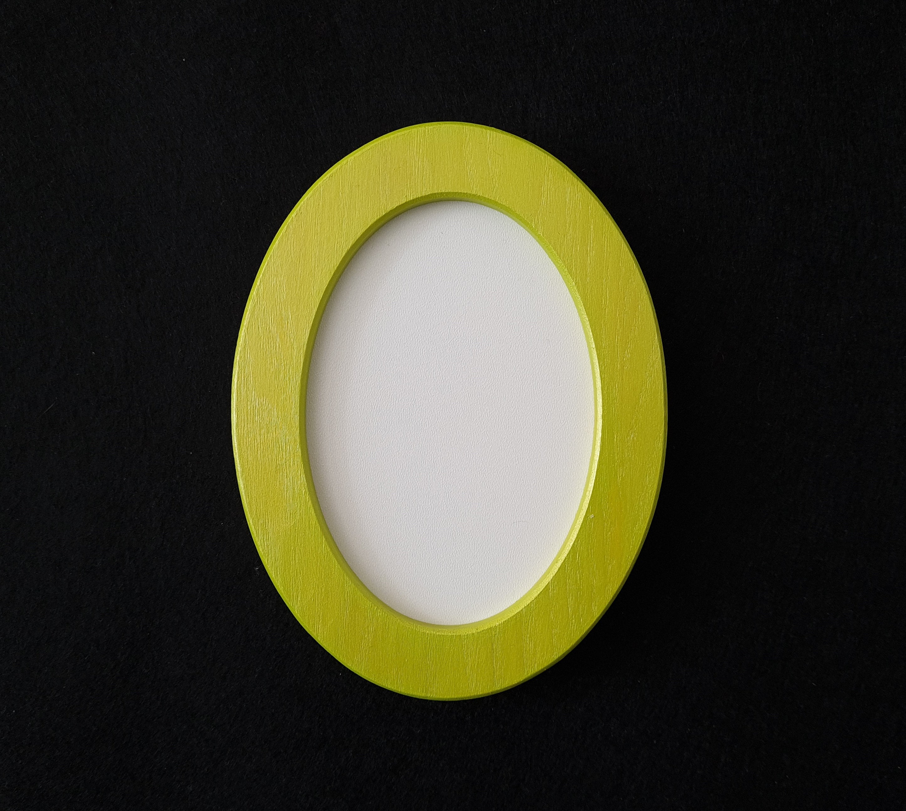 Modern Wooden Colored Oval Frame Oval Photo Frame Many Sizes - Etsy