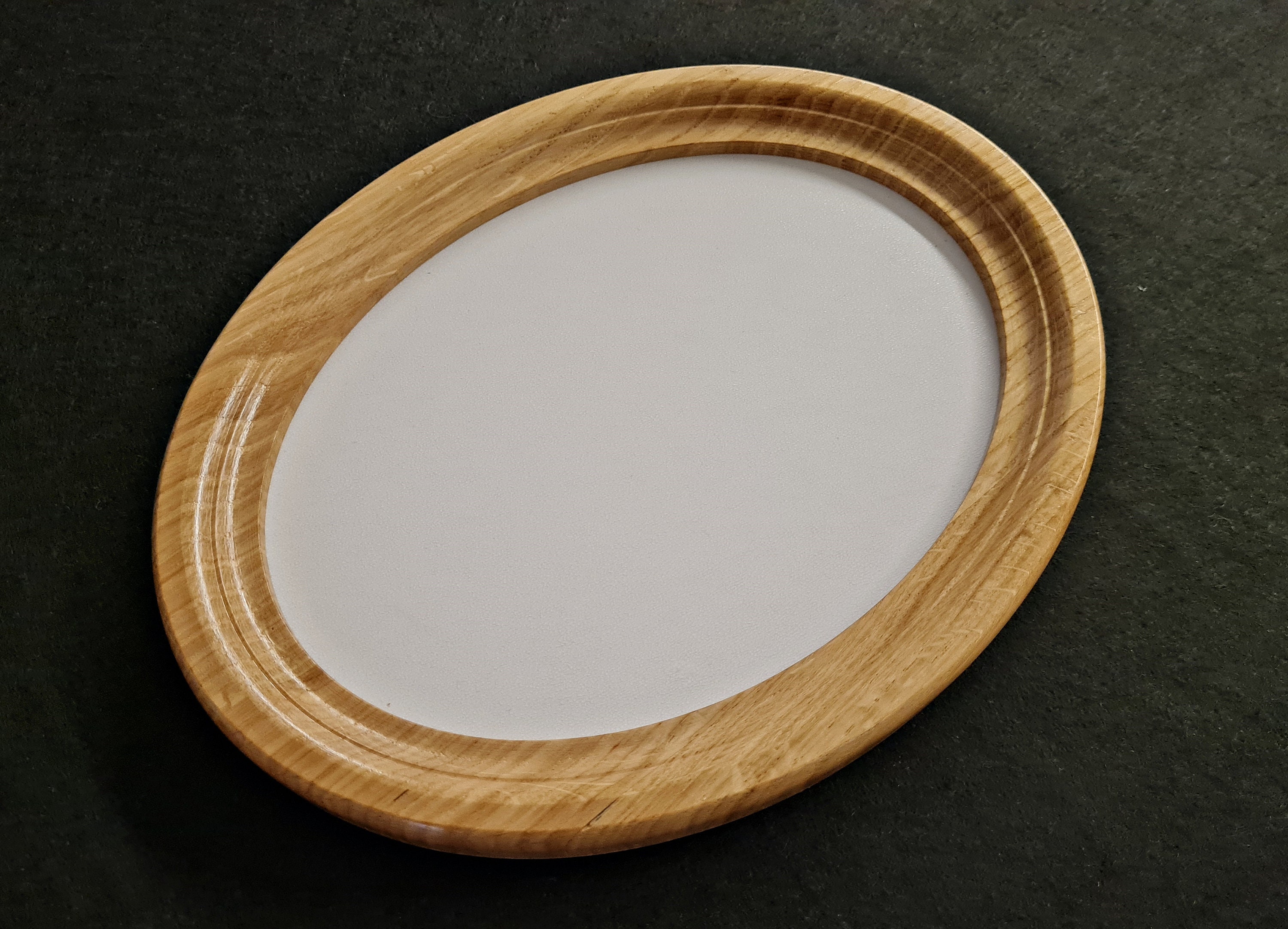 Oak Oval Frame Modern Oval Frame Wooden Frame Oval Frame - Etsy