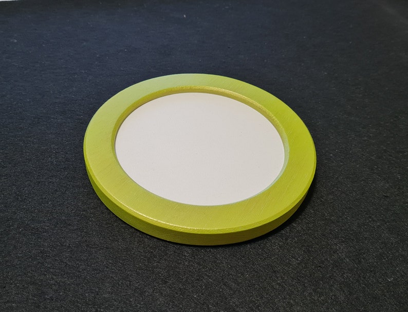 Round Frame Modern Round Frame Wooden Frame Photo Frame | Etsy