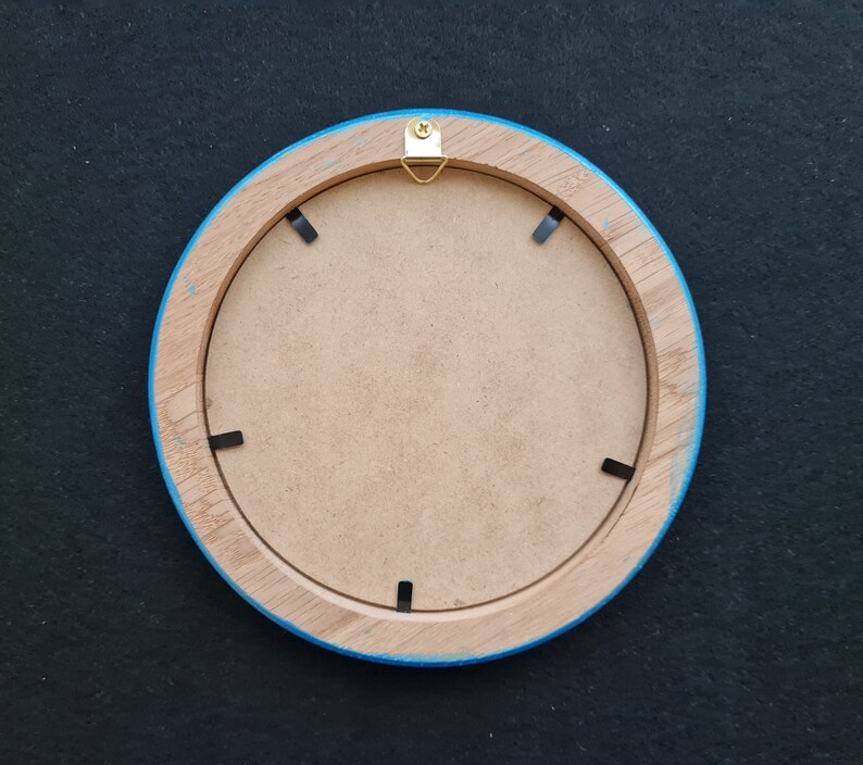 Round Frame Modern Round Frame Wooden Frame Photo Frame | Etsy